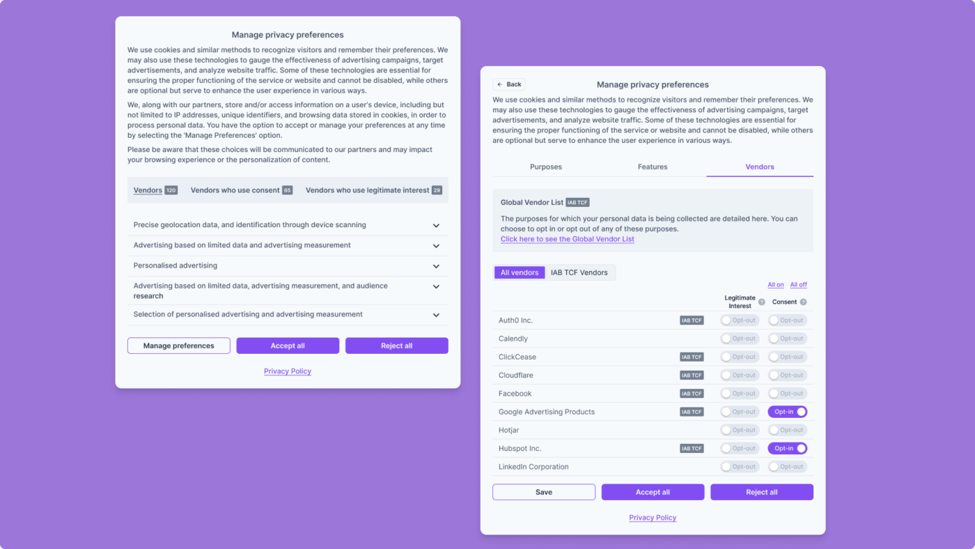 Fides 2 21 Release Transparency Consent Framework Tcf V 2 2 [early